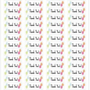 Office | Thank You Stickers Flower Labels 12 Thank You | Poshmark